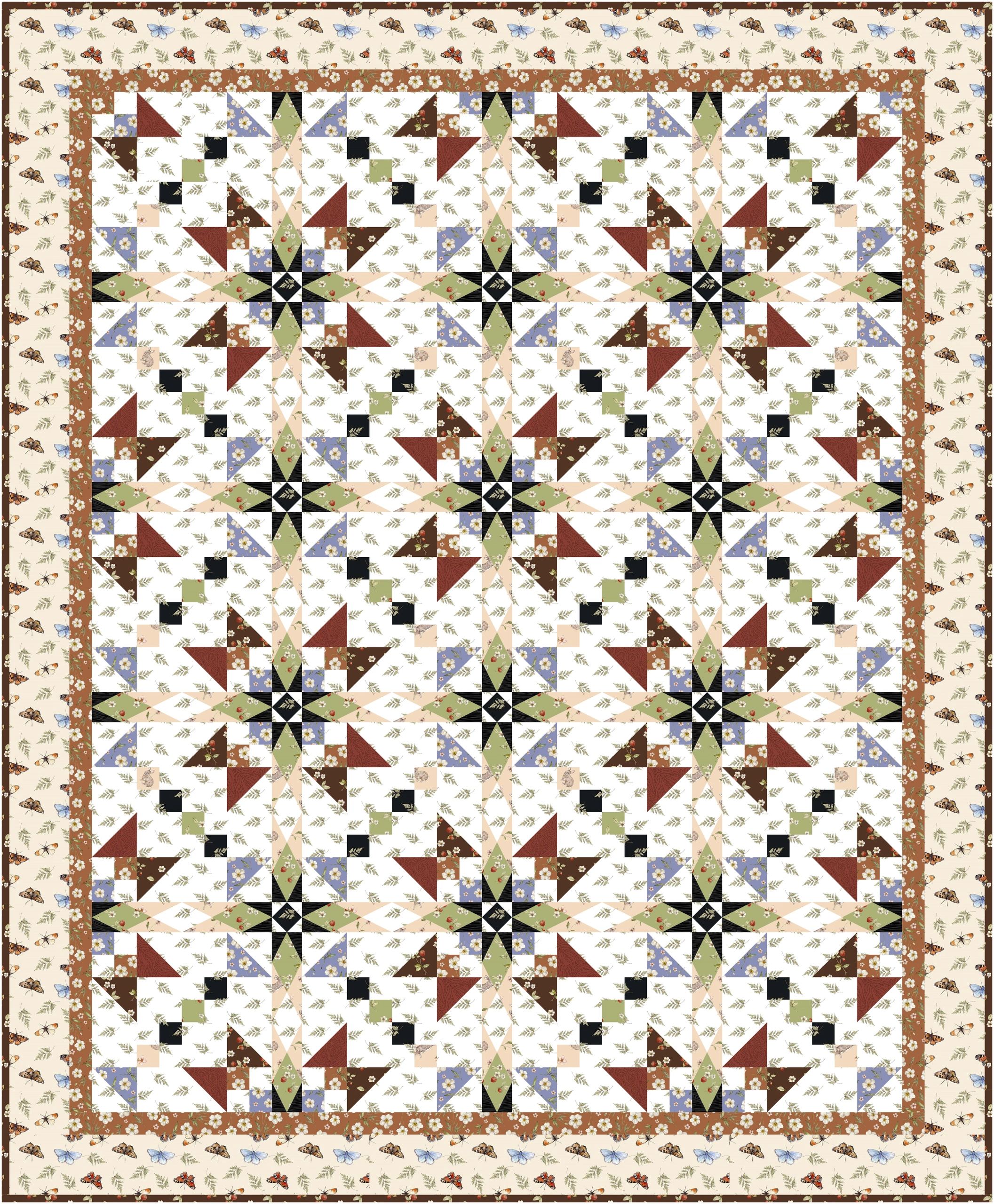 Serenity Stars Quilt Pattern